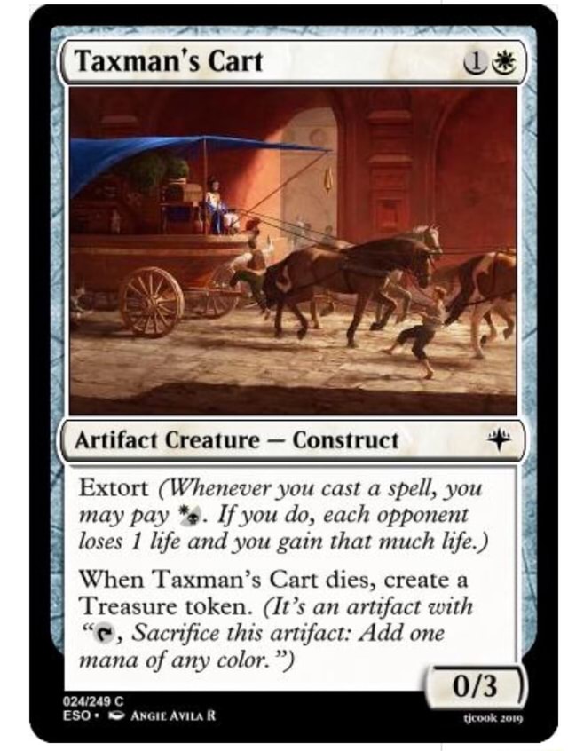 Extort (Whenever you cast a spell, you may pay "g. If you do, each ...