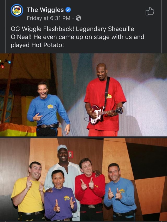 The Wiggles @ Friday at PM- @ OG Wiggle Flashback! Legendary Shaquille ...