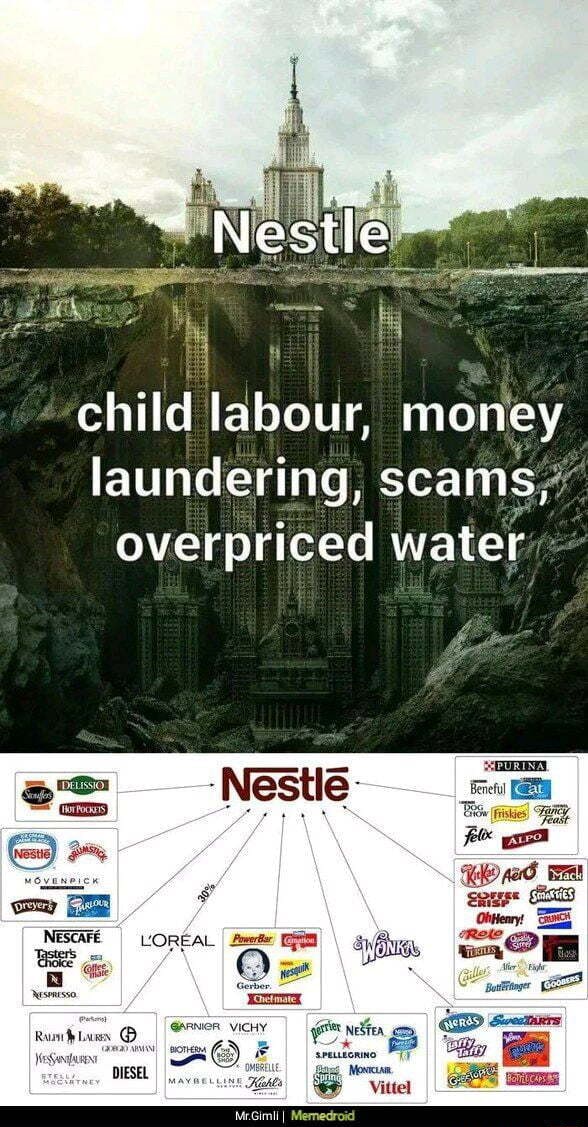Nestle child labour, money laundering, scams,' overpriced water ae ...