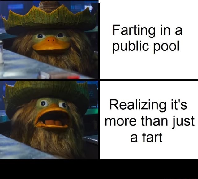Farting in a public pool Realizing it's more than just a fart - - iFunny