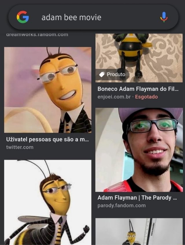 Adam bee movie Produto Boneco Adam Flayman do Fil... enjoei com br ...