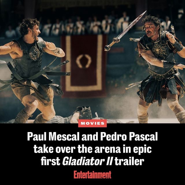 Pedro Pascal, Paul Mescal, Joseph Quinn, and Denzel Washington are ready for battle. Watch the ...