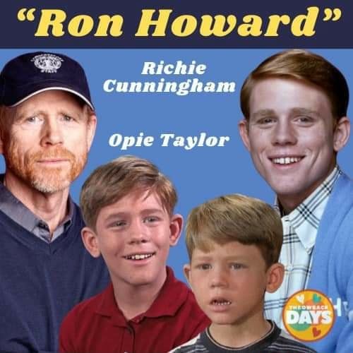 "Ron Howard" Richie Cunningham Opie Taylor - America’s best pics and videos