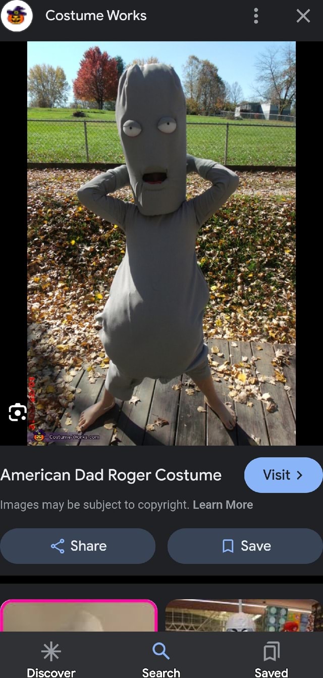Costume Works American Dad Roger Costume Images may be subject to ...