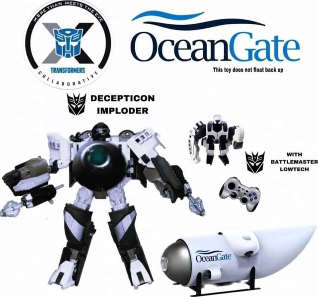 WoW ) OceanGate TRANSFORMERS This toy does not float back up DECEPTICON ...