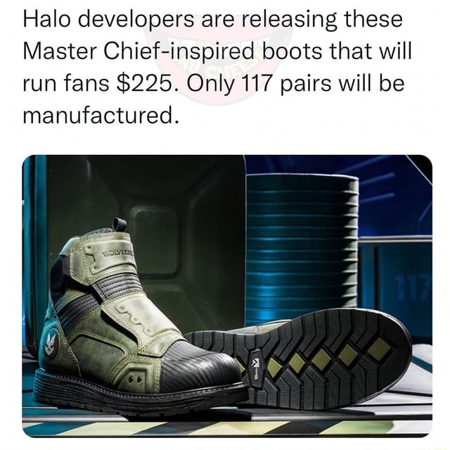 Halo developers are releasing these Master Chief-inspired boots that ...