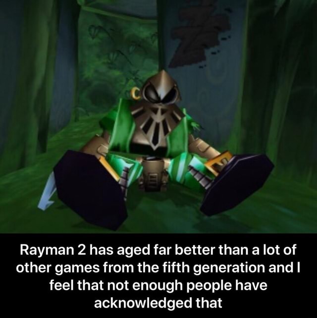 Rayman 2 has aged far better than a lot of other games from the fifth ...