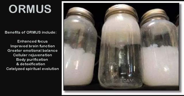 ORMUS Benefits of ORMUS include: Enhanced focus Improved brain function ...
