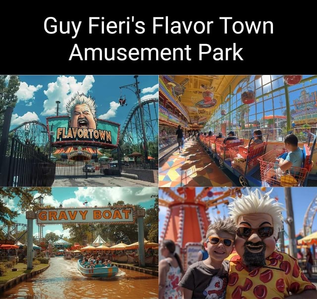 Guy Fieris Flavor Town Amusement Park ANS - iFunny