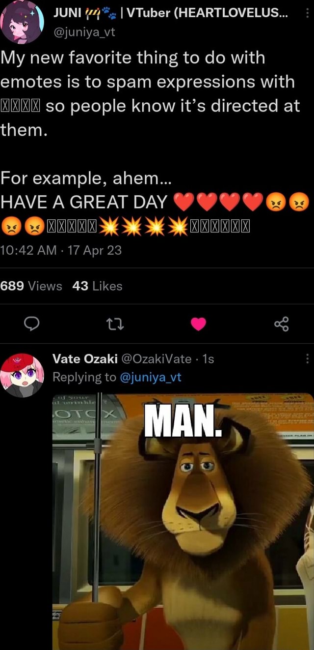 JUNI I VTuber (HEARTLOVELUS... My new favorite thing to do with emotes ...