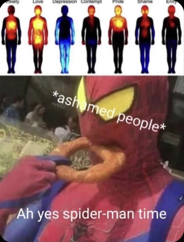 Ah yes spider-man time - iFunny