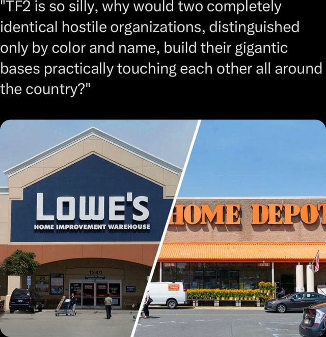 Is so silly, why would two completely identical hostile organizations ...