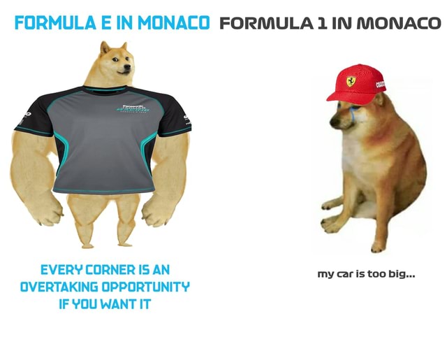 FORMULA E IN MONACO FORMULA 1 IN MONACO EVERY CORNER IS AN my car Is ...