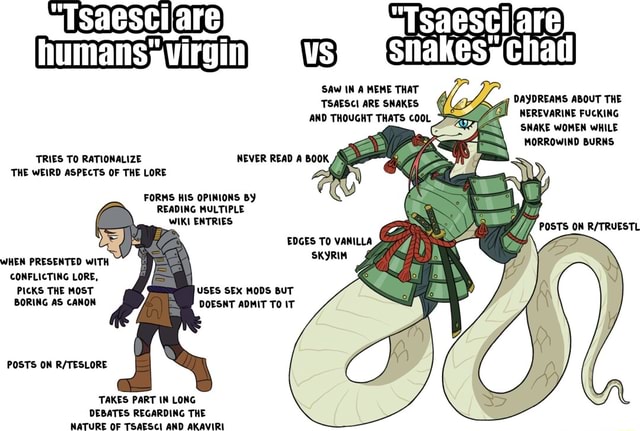 SAW IN A MEME THAT TSAESCI ARE SNAKES DAYDREAMS ABOUT THE AND THOUGHT ...