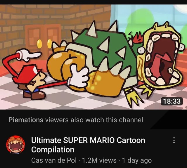 Piemations viewers also watch this channel Ultimate SUPER MARIO Cartoon ...
