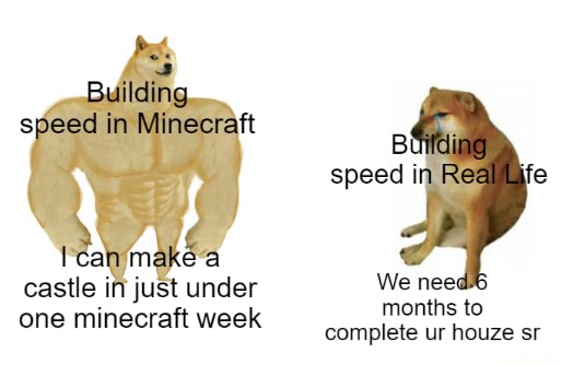 Building, speed in Minecraft make castle in juSt under one minecraft ...