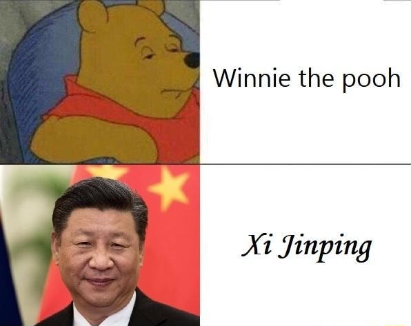 Winnie the pooh Xi ]inping - iFunny