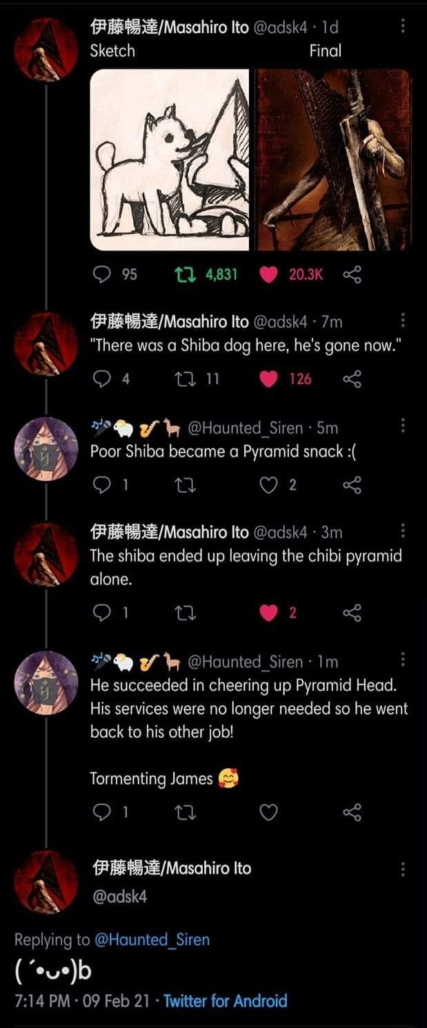 Ts /Masahiro Ito @adsk4 Sketch Final 95 TL 4831 /Masahiro Ito @adsk4 "There was a Shiba dog here ...