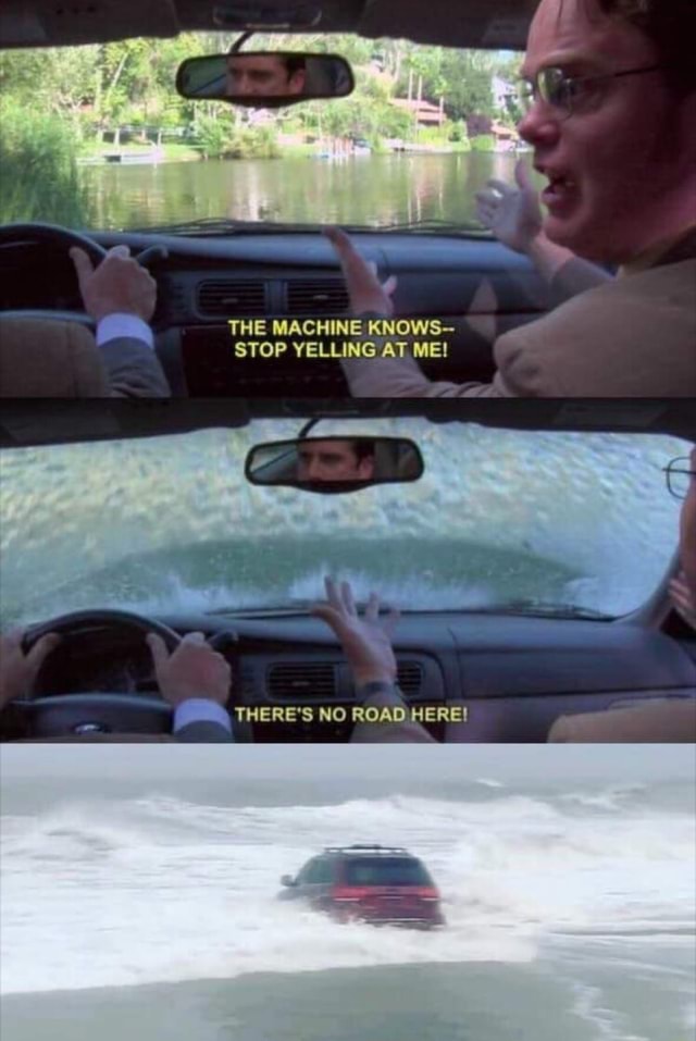 THE MACHINE KNOWS- STOP YELLING AT MEI - iFunny