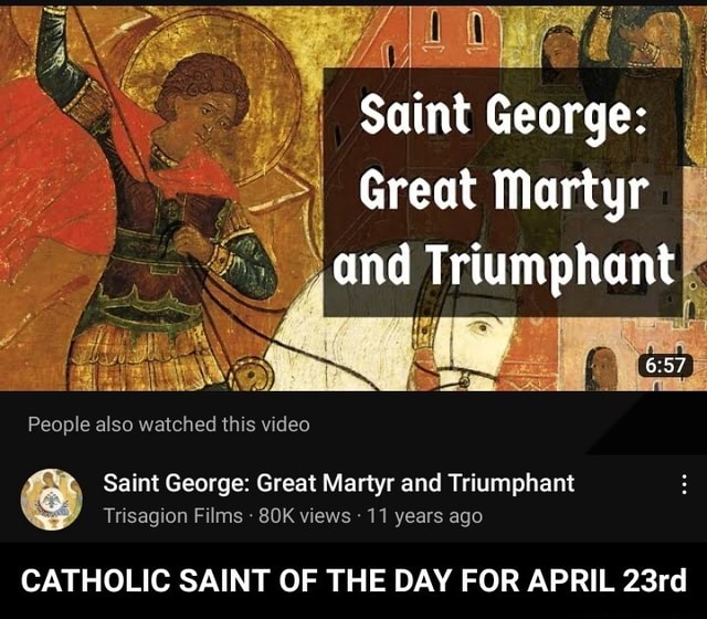 Saint George: Great Martyr and Triumphant People also watched this ...