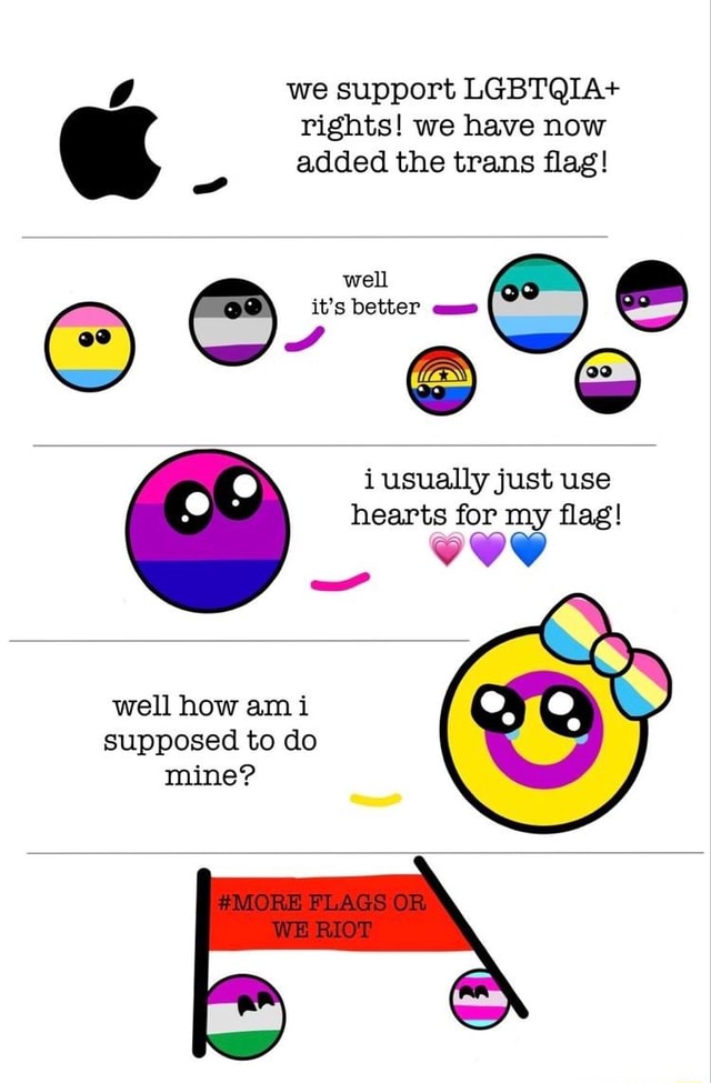 We support LGBTQIA+ rights! we have now added the trans flag! well e ...