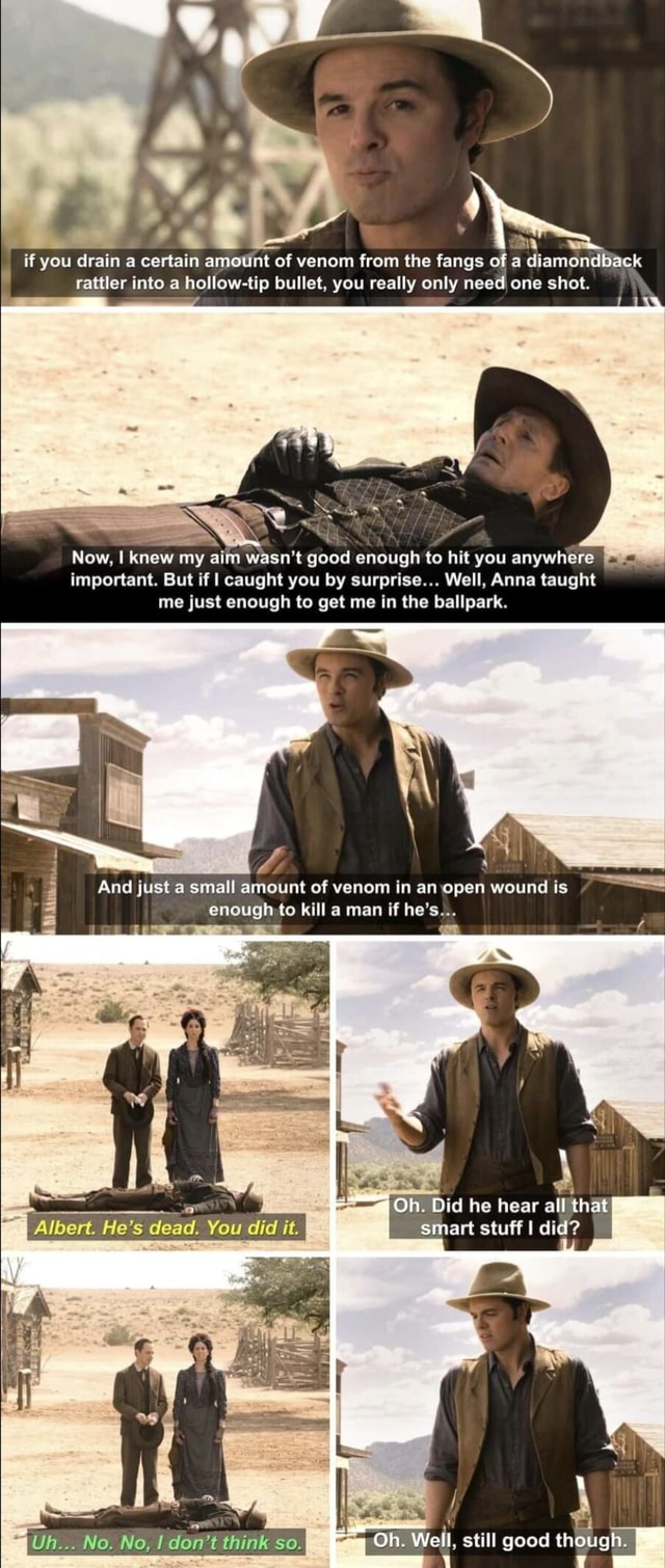 If you drain a certain amount of venom from the fangs of ofa ...