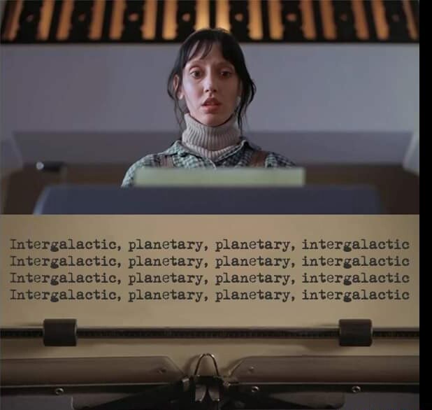 Intergalactic, planetary, Intergalactic, planetary, Intergalactic, planetary, Intergalactic ...