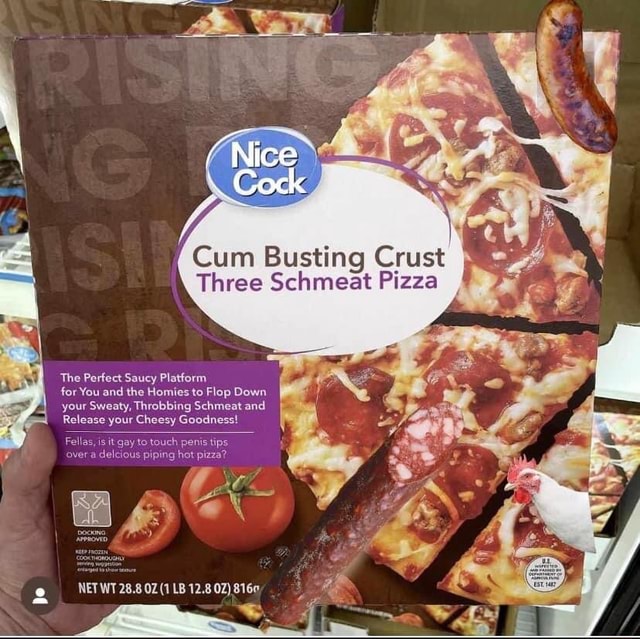 Nice Cock Cum Busting Crust Pizza The Perfect Saucy Platform For You
