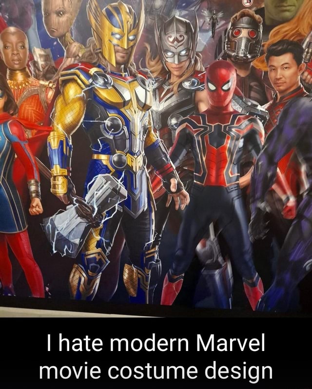 I hate modern Marvel movie costume design - iFunny