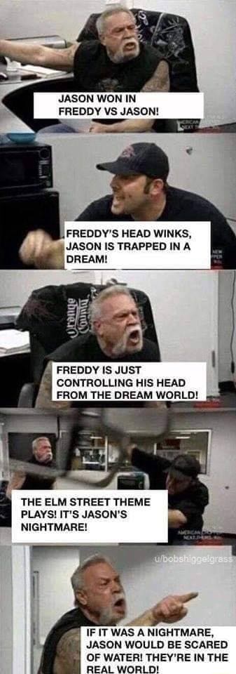 JASON WON IN FREDDY VS JASON! FREDDY'S HEAD WINKS, JASON IS TRAPPED IN ...
