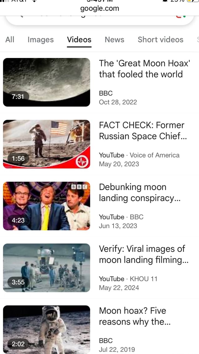 All Images google.com Videos News Short videos The 'Great Moon Hoax ...