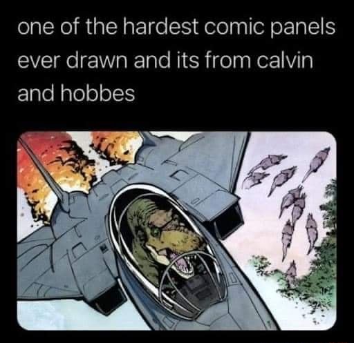One of the hardest comic panels ever drawn and its from calvin and ...
