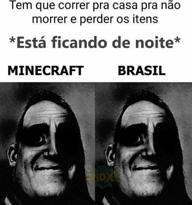 Tem que correr pra casa pra não morrer e perder os itens *Está ficando de noite* MINECRAFT ...