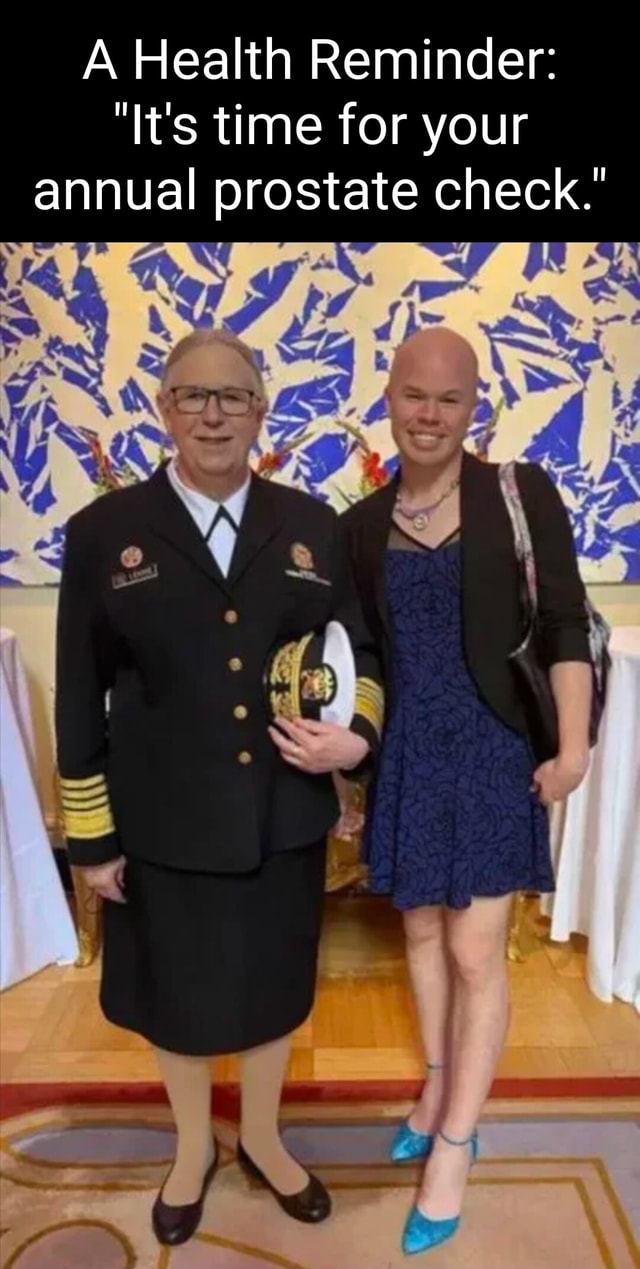 A Health Reminder: t's time for your annual prostate check.' I ...