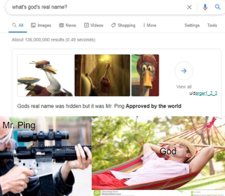 What' god's real name? x $a an Gods real name was hidden but it was Mr ...