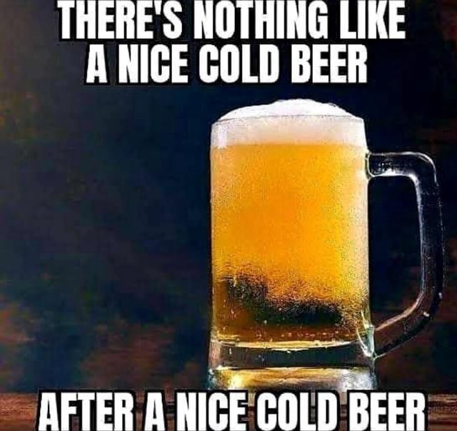 THERE NOTHING LIKE A NICE COLD BEER AFTER A NICE COLD BEER - America’s ...