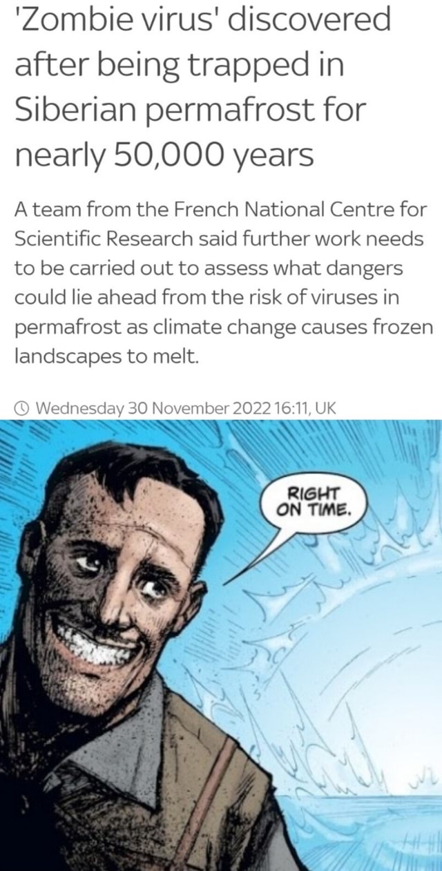 'Zombie virus' discovered after being trapped in Siberian permafrost ...