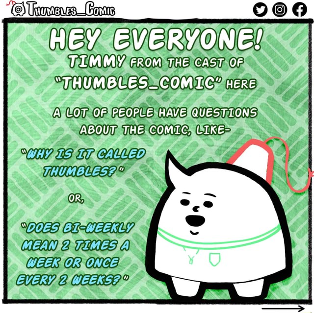 Meet the cast! - HEY EVERYONE! TIMMY FRom THE CAST OF "THUMBLES_COMIC ...