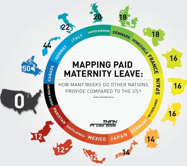 MAPPING PAID MATERNITY LEAVE: HOW MANY WEEKS DO OTHER NATIONS PROVIDE ...