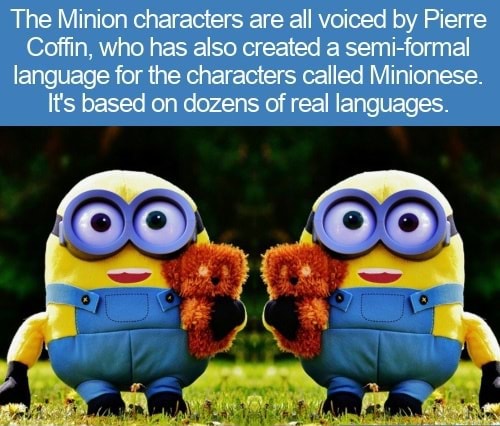 The Minion characters are all voiced by Pierre Coffin, who has also ...