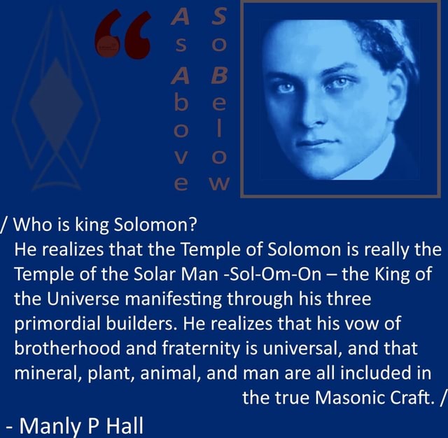 / Who is king Solomon? He realizes that the Temple of Solomon is really ...