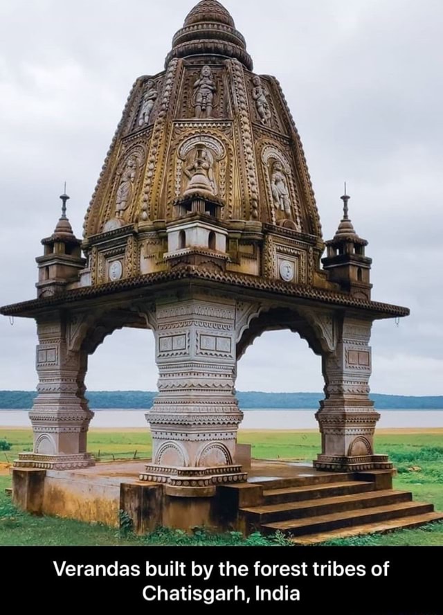 Verandas built by the forest tribes of Chatisgarh, India - Verandas ...