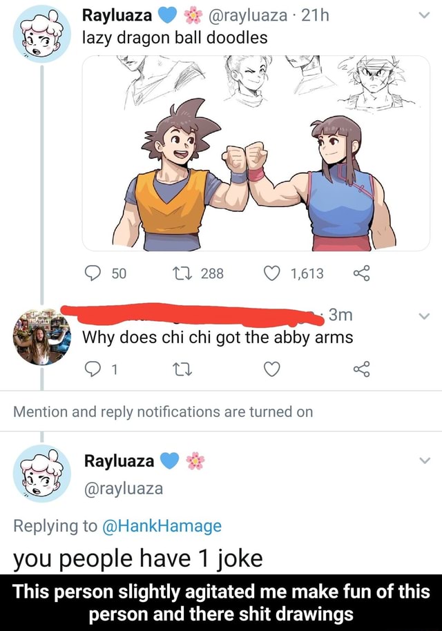 Or Rayluaza Y @rayluaza lazy dragon ball doodles à =~ Why does chi chi ...