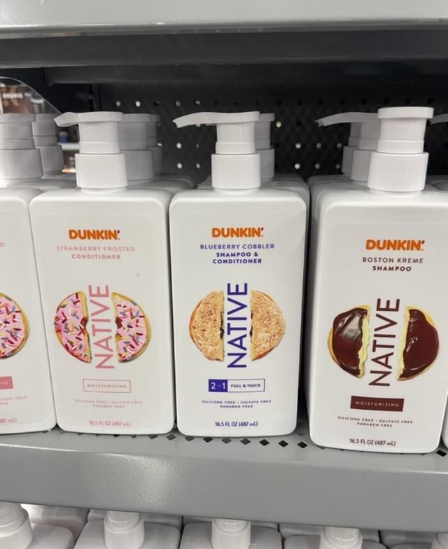 DUNKIN' BOSTON KREME DUNKIN' BLUEBERRY COBBLER SHAMPOO & CONDITIONER ...