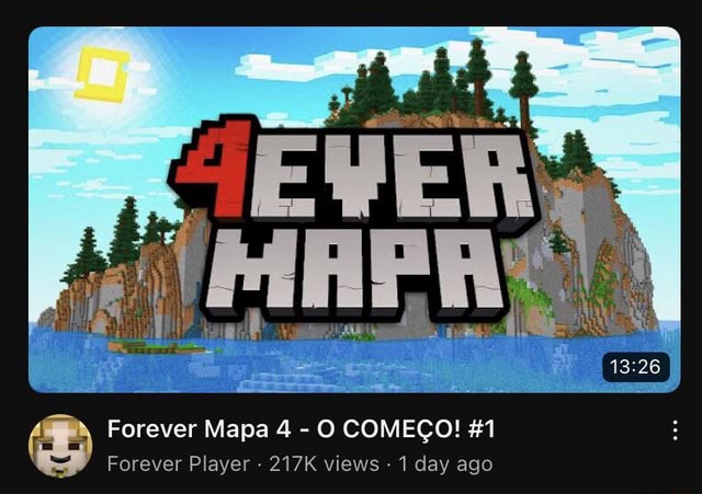 Forever Mapa 4 - COMECO! #1 Forever Player 217K view day ago - seo.title
