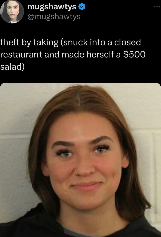 Mugshawtys theft by taking (snuck into a closed restaurant and made ...