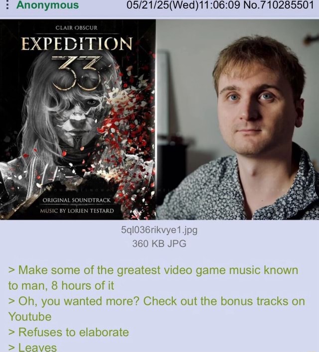 3 Anonymous 11 No.7 10285501 CLAIR OBSCUR EXPEDITION ORIGINAL ...