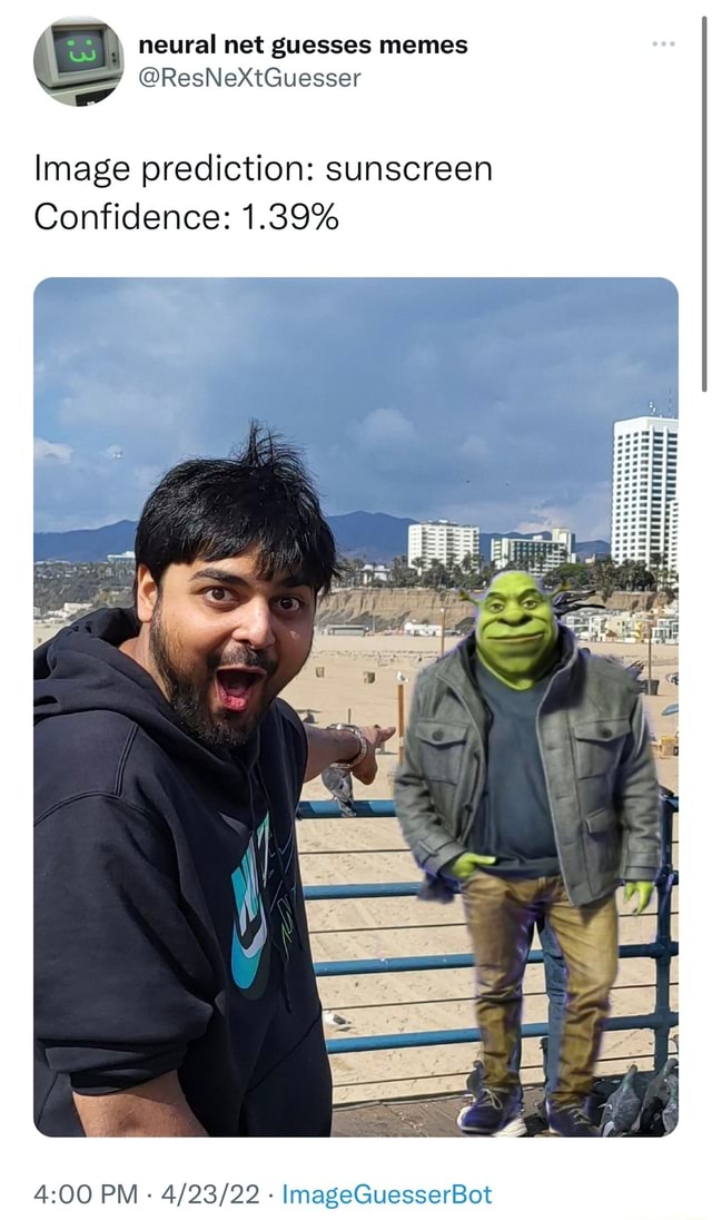 Neural net guesses memes @ResNeXtGuesser Image prediction: sunscreen ...