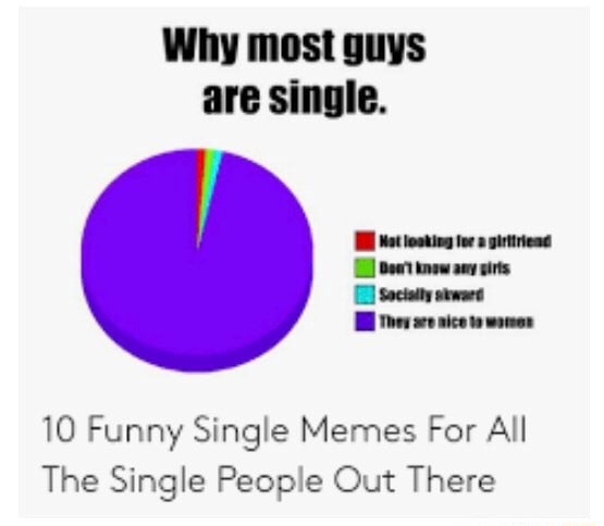 Why most guys are single. 10 Funny Single Memes For All The Single ...
