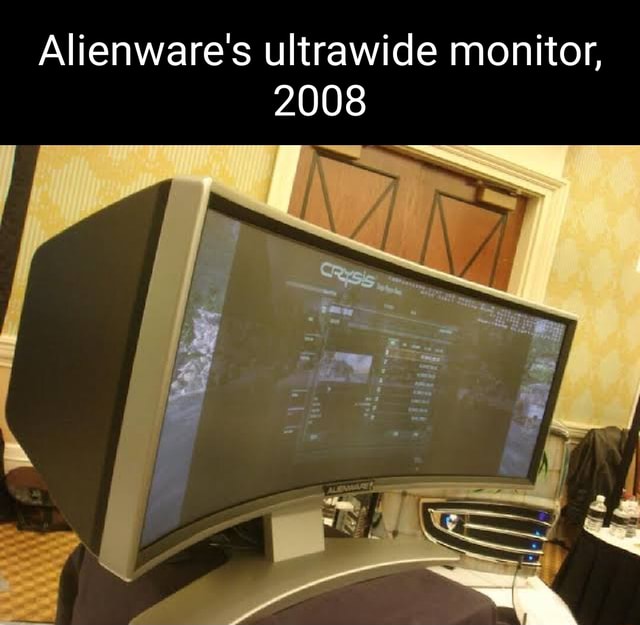 Alienware's ultrawide monitor, - iFunny